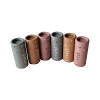 China 100% eco-friendly kraft paper lipstick tube, round, available in brown, pink and other colors, customizable. for sale