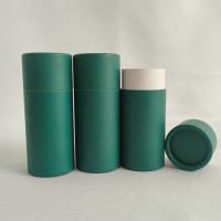 China 100% Biodegradable Food Grade Natural Kraft Container Cylinder Cardboard Paper Jar Cosmetic Paper Tube for sale