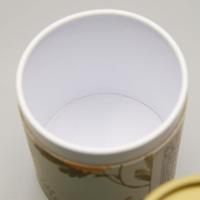 China Customized  Food Grade Cylinder Cardboard Tea Packaging Cans Round Paper Tube Canister for sale