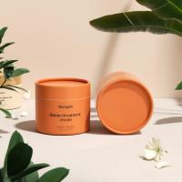 China Customized  Food Grade Cylinder Cardboard Tea Packaging Cans Round Paper Tube Canister for sale