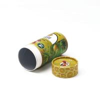 China Bio-degradable Round Cylinder Box Food Grade Paper Tube Packaging for Tea Coffee Beans for sale