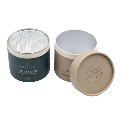 China Food-grade cylindrical paper tube packaging is easy to tear and can be sealed, suitable for food, coffee, tea, etc. for sale