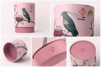 China Biodegradable Paper Tube Tea Packaging Cylinder Food Cardboard Canister for sale