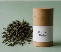 China Recyclable Food-Grade Kraft Paper Tube  with Gold Print | Eco-Friendly Food Packaging for sale