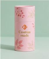 China Food Grade Recyclable Kraft Round Paper Tube Gold Print  Food Packaging Paper Core for sale
