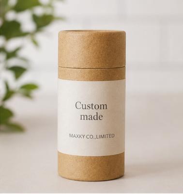 China Eco Recyclable Kraft Paper Tube Food Grade Custom Print for Food Tea Packaging for sale