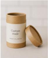 China Eco Recyclable Kraft Paper Tube Food Grade Custom Print for Food Tea Packaging for sale