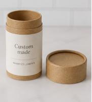 China Recyclable Food Grade Kraft Paper Tube Custom Print Food & Tea Packaging for sale