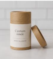 China Recyclable Food Grade Kraft Paper Tube Custom Print Food & Tea Packaging for sale
