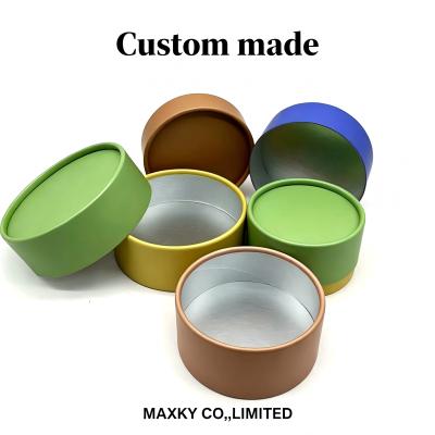 China ecyclable Food Grade Kraft Paper Tube with Custom Printing for Food Packaging for sale