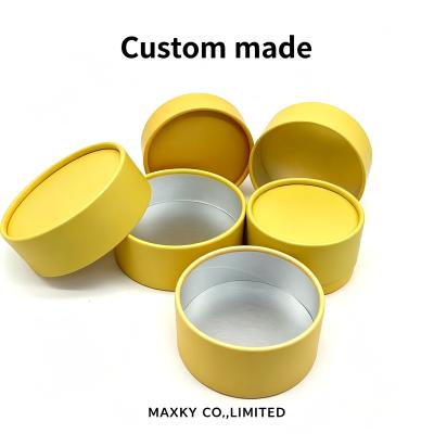 China Custom Printed Food Grade Kraft Paper Tubes for Tea & Food Packaging for sale