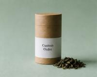 China Eco-Friendly Food Grade Kraft Paper Tube Packaging for Tea and Dry Food Storage for sale