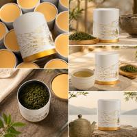 China Recyclable Custom Kraft Paper Tube Packaging for Premium Tea and Snack Products for sale