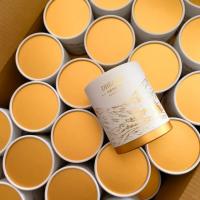 China Recyclable Custom Kraft Paper Tube Packaging for Premium Tea and Snack Products for sale