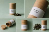 China Wholesale Custom Printed Kraft Paper Tubes for Food, Coffee and Tea Packaging for sale