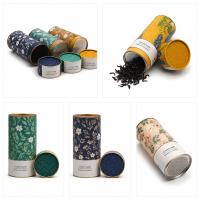 China Premium Kraft Paper Packaging Tubes for Loose Leaf Tea Products for sale
