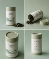 China Custom Food Grade Paper Tubes for Herbal Tea and Snack Storage for sale