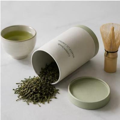 China Eco Kraft Paper Canisters for Coffee Powder and Tea Packaging for sale
