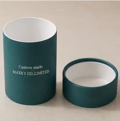China Biodegradable Kraft Paper Tubes with Custom Printed Logo Design for sale