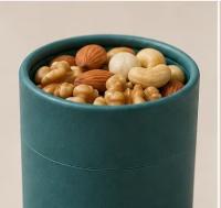 China Food Safe Kraft Paper Canisters for Nuts Candy and Tea Storage for sale