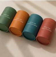 China Food Safe Kraft Paper Canisters for Nuts Candy and Tea Storage for sale