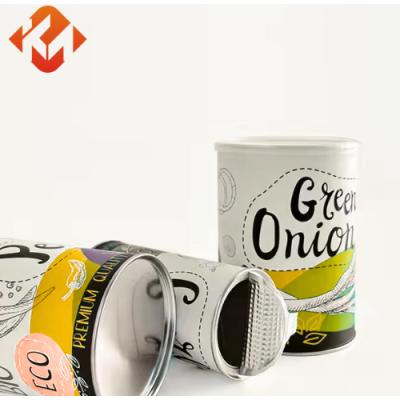 China Food Grade Paper Tube Packaging with Easy Open End and Barrier Liner for sale