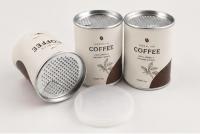 China Custom Coffee Packaging Paper Can with Aluminum Foil Liner for sale