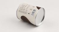 China Custom Coffee Packaging Paper Can with Aluminum Foil Liner for sale