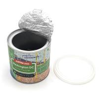 China Custom-made high-quality food-grade paper cans with sealing lids for sale