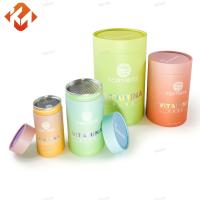 China Tight Seal Biodegradable Paper Tube Packaging for Snacks, Powders & Drinks for sale