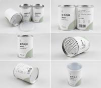 China Custom-sized, eco-friendly round paper tubes with an easy-open ring cap. for sale
