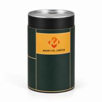 China Round Paper Canister with Peel Off End for Coffee and Tea Packaging for sale