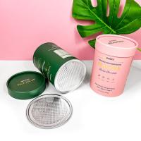 China Custom Printed Paper Can with Peelable Lid for Powder Packaging for sale