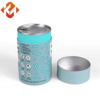 China Aluminum Foil Lined Paper Can with Easy Open Cover for Snack Packaging for sale