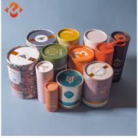 China Aluminum Foil Lined Paper Can with Easy Open Cover for Snack Packaging for sale