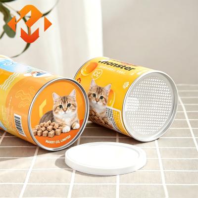 China Easy Open End Paper Can with Aluminum Foil Liner for Dry Food Packaging for sale