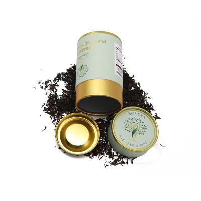 China Eco friendly paper tube packaging for tea coffee and dry food for sale