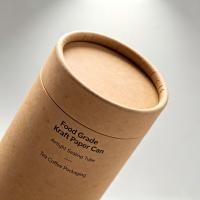China Food Grade Kraft Paper Can - Airtight Sealing Tube For Tea Coffee Packaging for sale