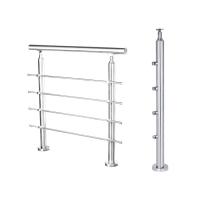 China ROHS Iso9001 38mm Stainless Steel Stairs Railing for sale