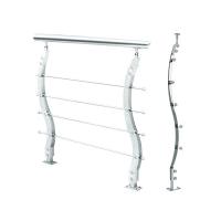 China ROHS Iso9001 38mm Stainless Steel Stairs Railing for sale