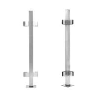 China Balcony Deck 63mm Stainless Steel Outdoor Railing for sale