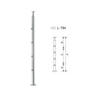 China Iso9001 16mm 90 Degree Stainless Steel Pipe Railing for sale