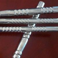 China 1100mm Height Spiral Stainless Steel Step Railing Grade 201 304 316 for sale