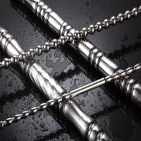 China 1100mm Height Spiral Stainless Steel Step Railing Grade 201 304 316 for sale