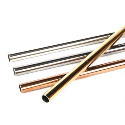 China 316 Grade Welded Hairline Satin Stainless Steel Tube 2.0mm Wall ASTM A554 for sale