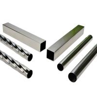 China Gold Mirror Satin Finish 201 Stainless Steel Square Tube 10mm Outdoor Stair Railings for sale