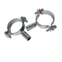 China 304 Sanitary Single Pin Heavy Duty DN50 Quick Release Hose Clamp for sale