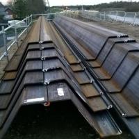 China Pz 27 Hot Rolled Sheet Pile Walls Structural Steel Sections for sale
