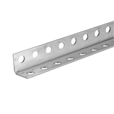 China Cold Rolled Galvanized Perforated Steel Angle 8 ft Slotted Angle for Storage Racks for sale