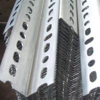 China Cold Rolled Galvanized Perforated Steel Angle 8 ft Slotted Angle for Storage Racks for sale